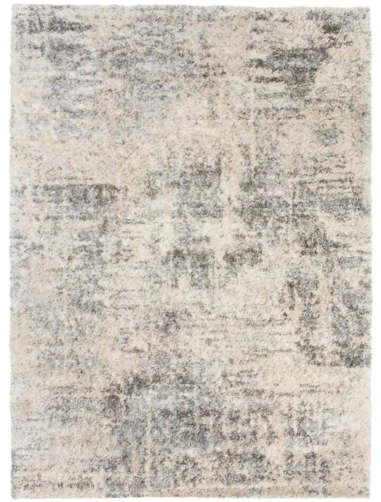 Kusový koberec shaggy Defne šedý 140x200cm