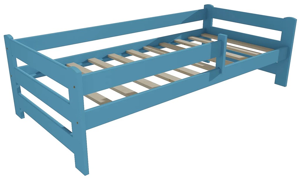Vomaks Dětská postel DP 019 se zábranou Rozměr: 70 x 160 cm, Barva: bezbarvý lak