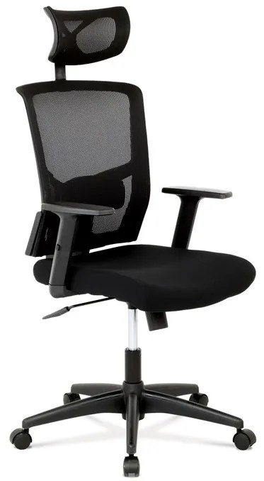 Ergonomická kancelářská židle RELORA - černá síťovina Barva: černá