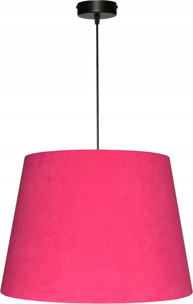 Závěsná lampa Závěsný lustr E27 Magenta Růžová Stínidlo 34x44 h29 Matera