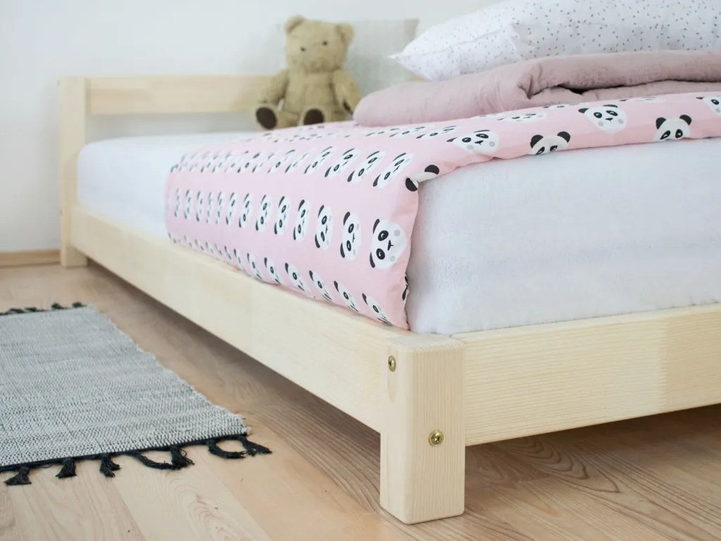 Benlemi Dětská jednolůžková postel s čelem DREAMY Zvolte barvu: Béžová, Zvolte rozměr: 80x200 cm