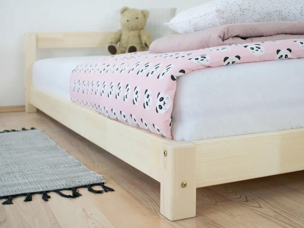 Benlemi Dětská jednolůžková postel s čelem DREAMY Zvolte barvu: Bílá, Zvolte rozměr: 120x200 cm