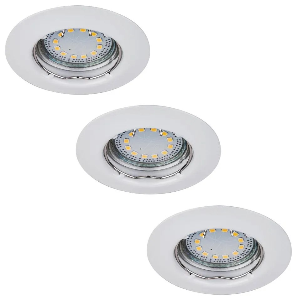 Rabalux 1046 - SADA 3xLED Podhledové svítidlo LITE 3xGU10-LED/3W/230V