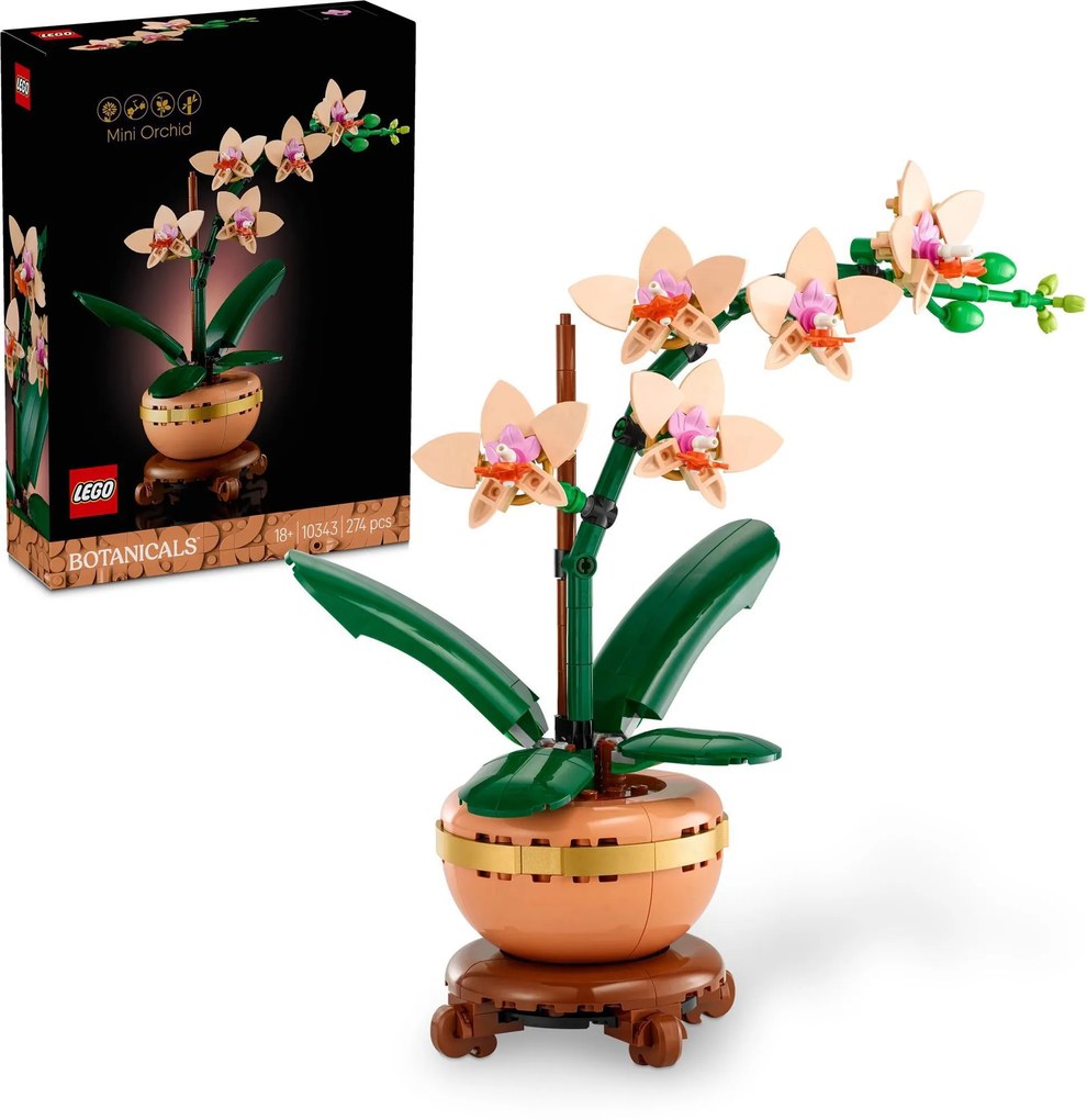 Lego botanicals 10343 miniaturní orchidej 5702017814643