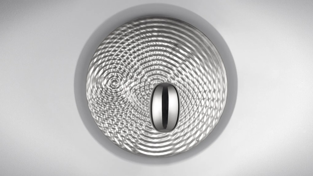 Artemide 1471W10A Droplet mini, designové svítidlo, 1x29W LED 2700K stmívatelné, chrom-hliník, prům. 60cm