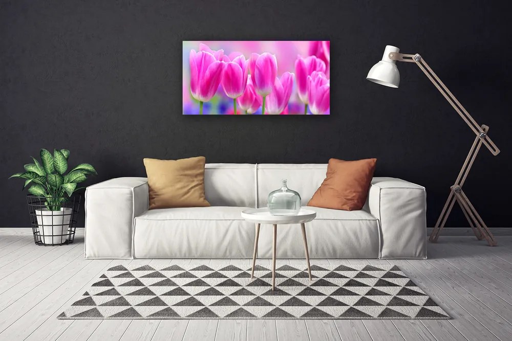 Obraz na plátně Tulipány 120x60 cm