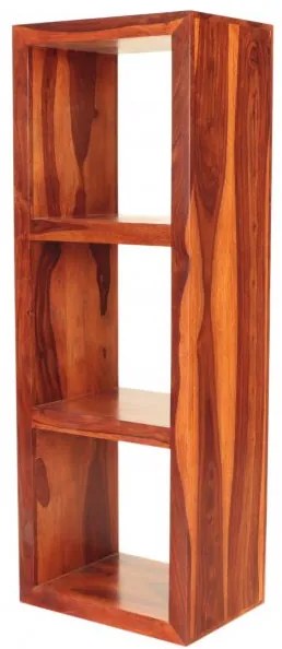 Indický nábytek - Knihovna Tara 50x140x35 z indického masivu palisandr Natural