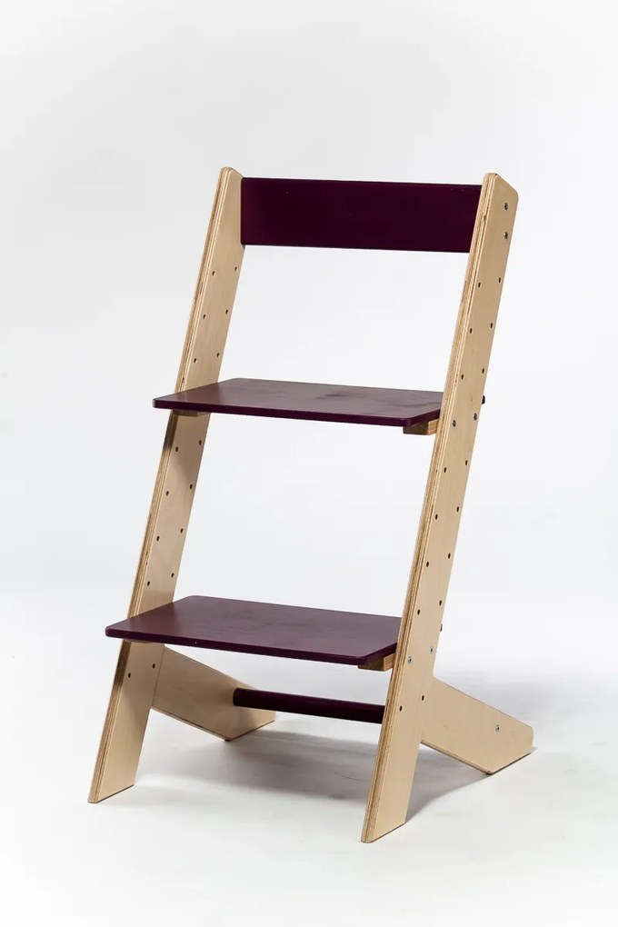 Lucas Wood Style rostoucí židle EASY LINE -  fialová