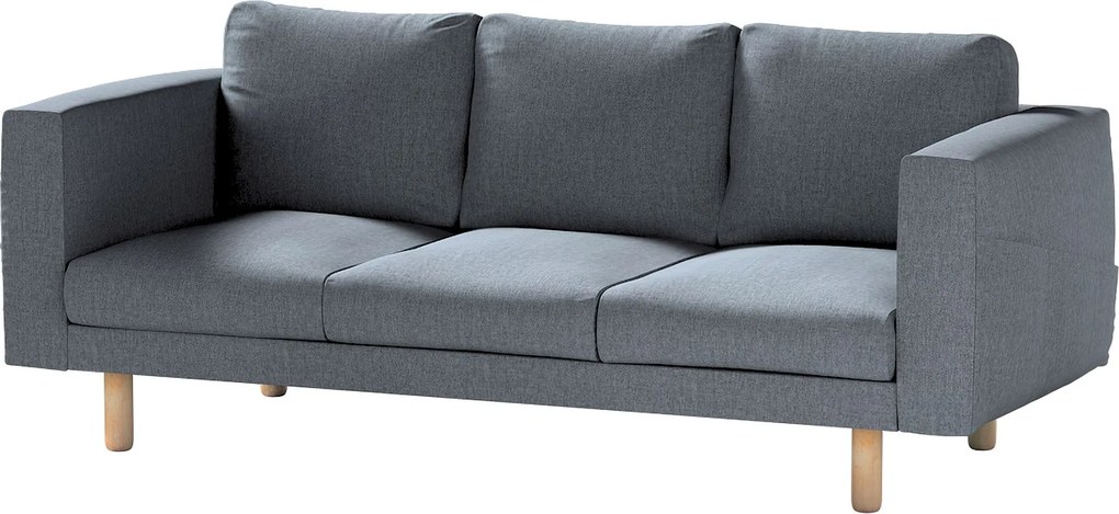 Potah na pohovku IKEA Norsborg 3-místná barva šedá látka pletený vzor