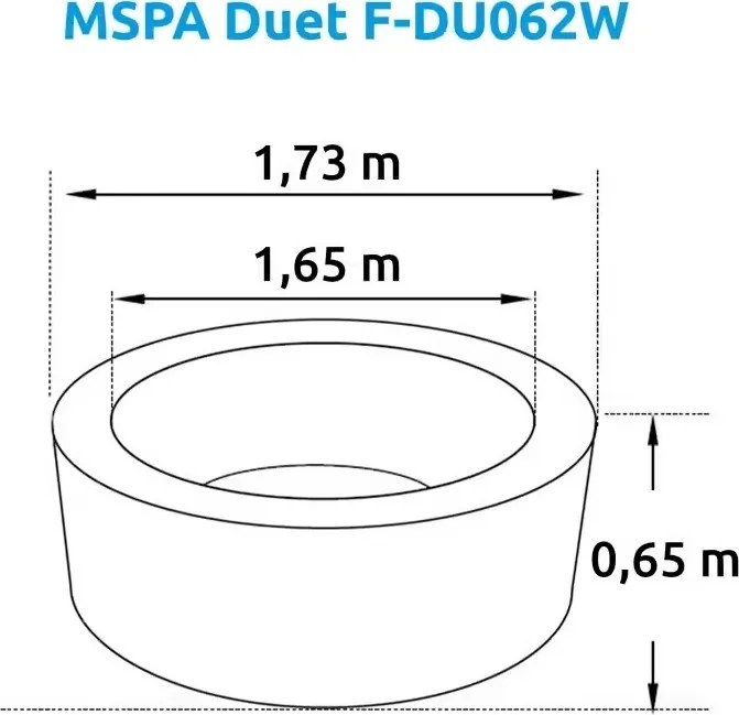 Nafukovací vířivka Marimex  MSPA Duet F-DU062W  [63600276]