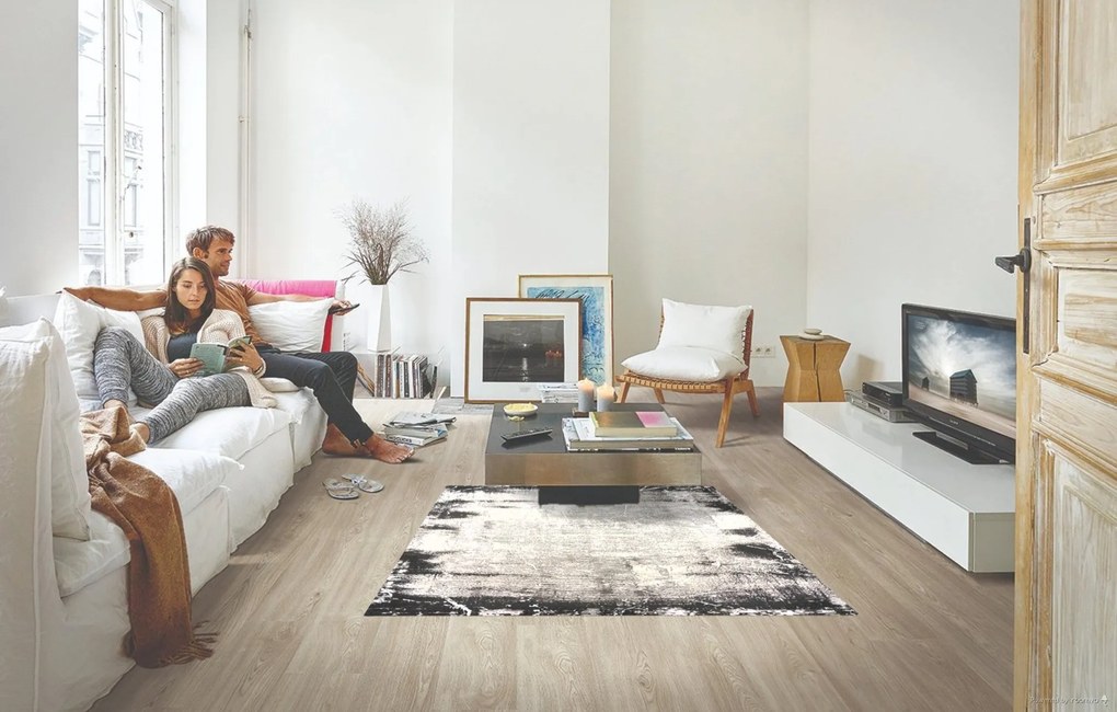 Berfin Dywany, Kusový koberec Mitra 3002 Grey, 120x180, šedá, kancelář