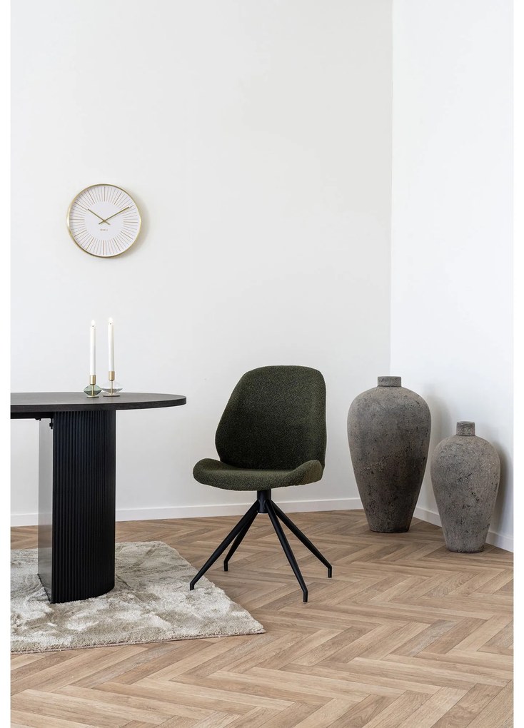 House Nordic Jídelní židle MONTE CARLO zelené bouclé