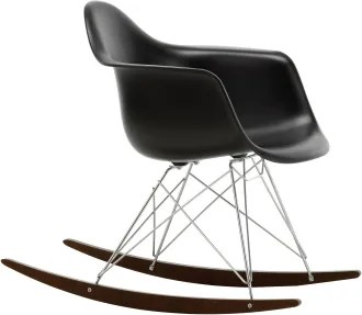 Eames Plastic Armchair RAR chrom černá tmavý javor Vitra