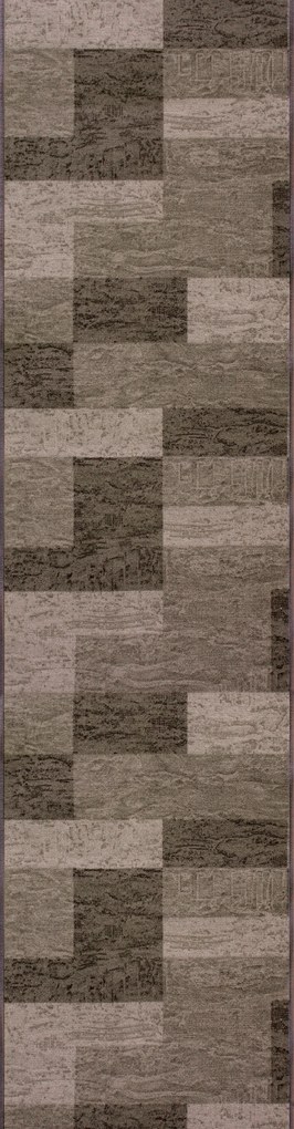 Associated Weavers, Protiskluzový běhoun na míru Icona 44, šíře 80 cm, hnědá, chodba / předsíň
