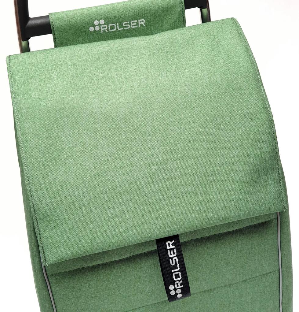 Rolser Jolie Tweed 2 nákupní taška na kolečkách, zelená