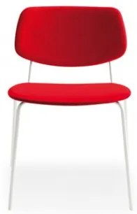 BILLIANI Židle DOLL STEEL 559 / 561 s područkami Barva kostry bílá kostra GALERIE - čalounění Billiani LÁTKY 2 / LUNA, FLAMENCO, BOEMIAN