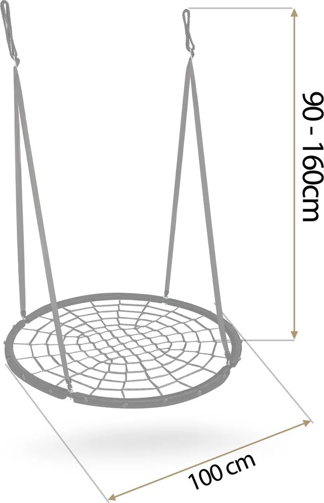 Hnízdová houpačka Neo-Sport NS-104 100 cm