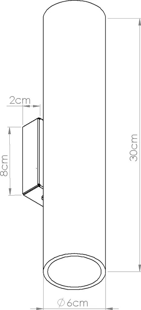 Nástěnné svítidlo Lino, 1x dřevěné stínítko