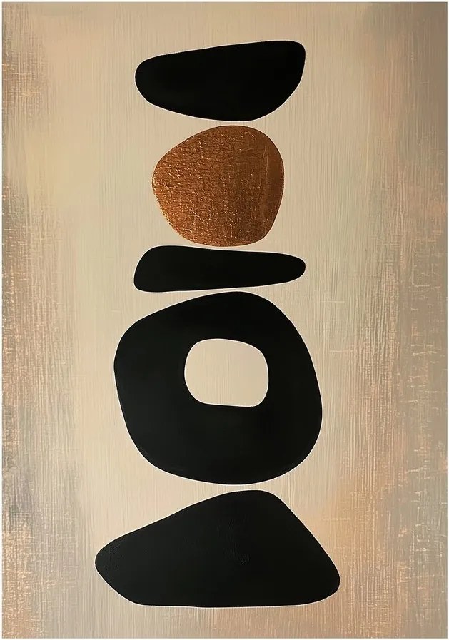 Tištěný obraz na plátně 70x100 cm Stones – Styler