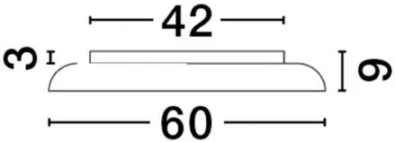 Nova Luce stropní LED svítidlo Linus Varianta: zlatá, Ø 450 mm, 40 W LED, 2541 lm, 2700 - 4000 K, CCT
