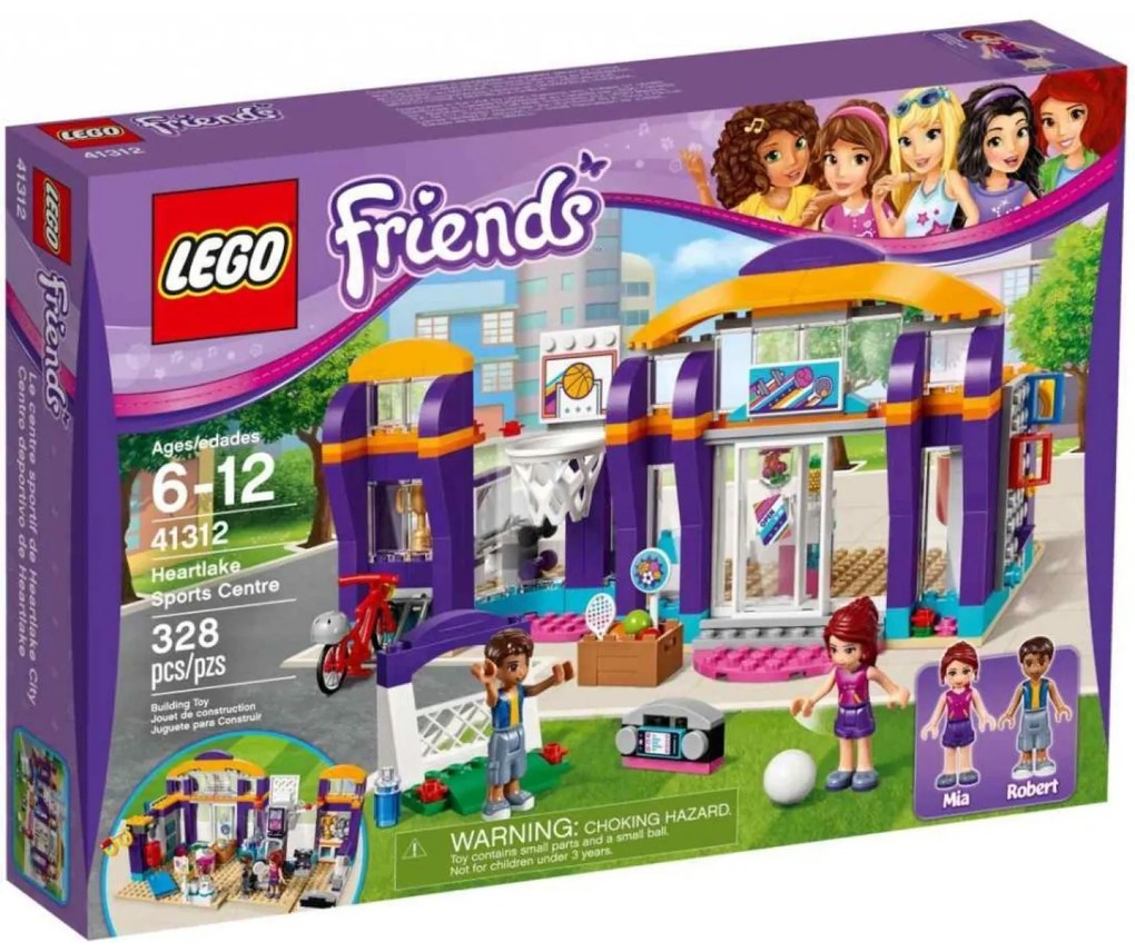 Lego friends 41312 sportovní centrum v městečku heartlake