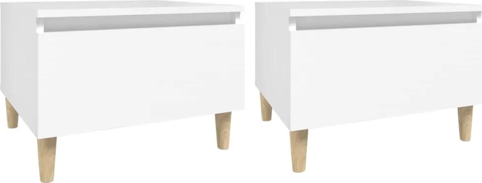 vidaXL Odkládací stolky 2 ks 50x46x35 cm kompozitní dřevo [819501] Barva: šedá sonoma