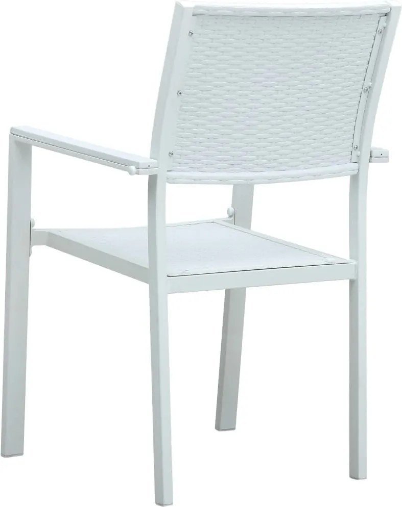 5dílný zahradní jídelní set bílý 3099271