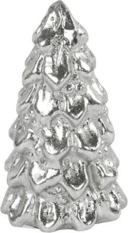 Vánoční dekorace stromeček SILVER SPARK 7,5 cm, stříbrný