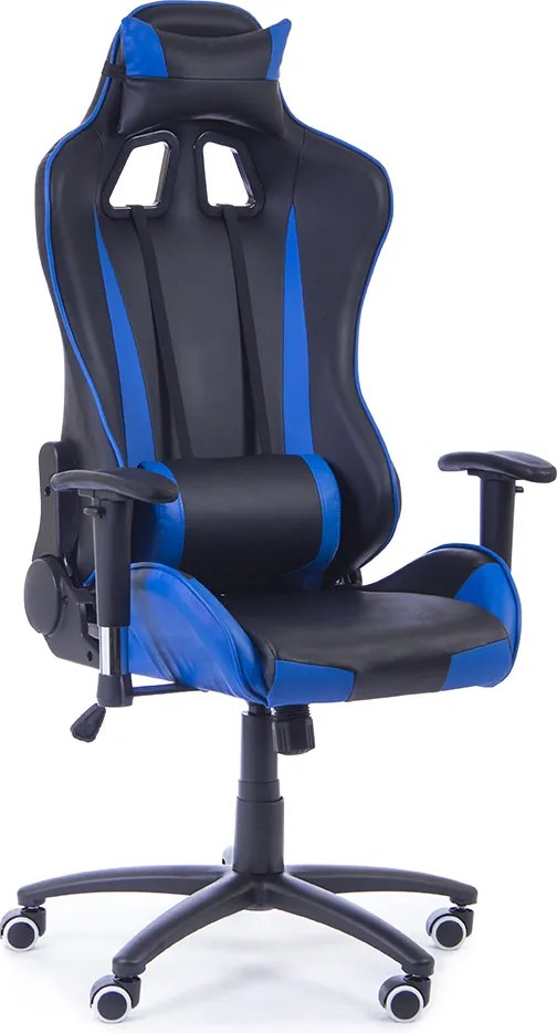Kancelářská židle Racer, černá / modrá
