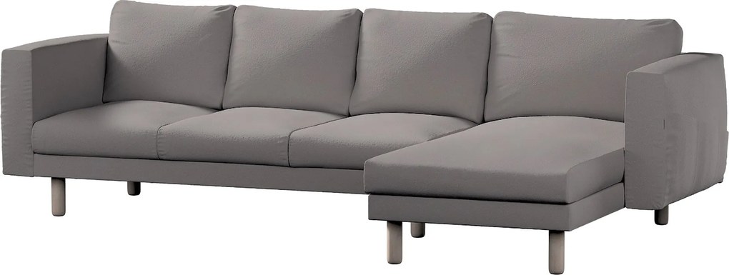 Potah na pohovku IKEA Norsborg 4-místná se šezlongem barva béžová látka pletený vzor