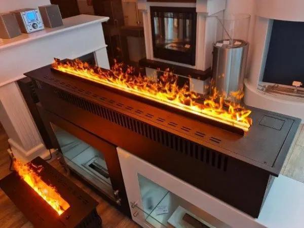 Water vapor fireplace -  Parní krb 1500 3D hloubka 240mm