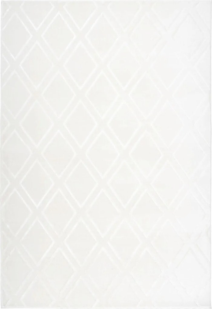 XXXLutz BĚHOUN, 80/150 cm, bílá - Online Only koberce & rohožky - 005937111604