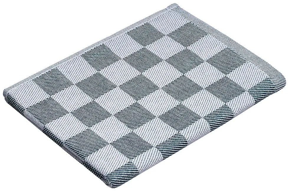 CHECKER STYLE Utěrka - zelená