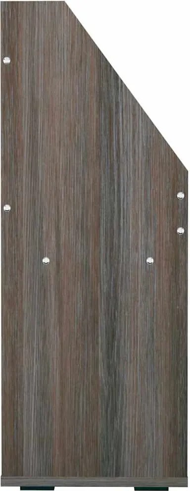 Dětský regál na časopisy šedý dub sonoma 71x30x78,5 cm kompozit 339519