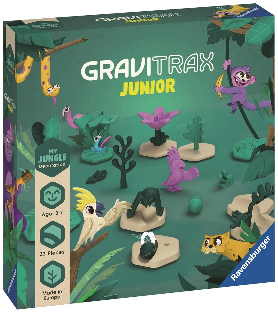 Kuličková dráha ravensburger 237470 gravitrax junior džungle