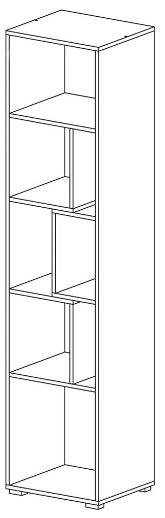 Sigma - regál SI 6 L/P - beton