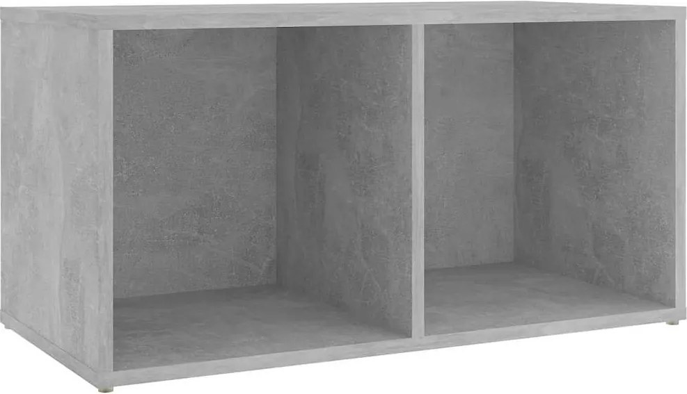 3dílný set TV skříněk betonově šedý dřevotříska 3080019