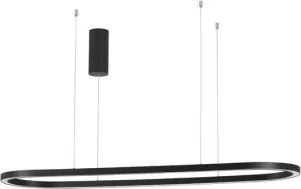 Závěsné LED svítidlo NOVA LUCE CUPPE 58W 3000K černé 9345624