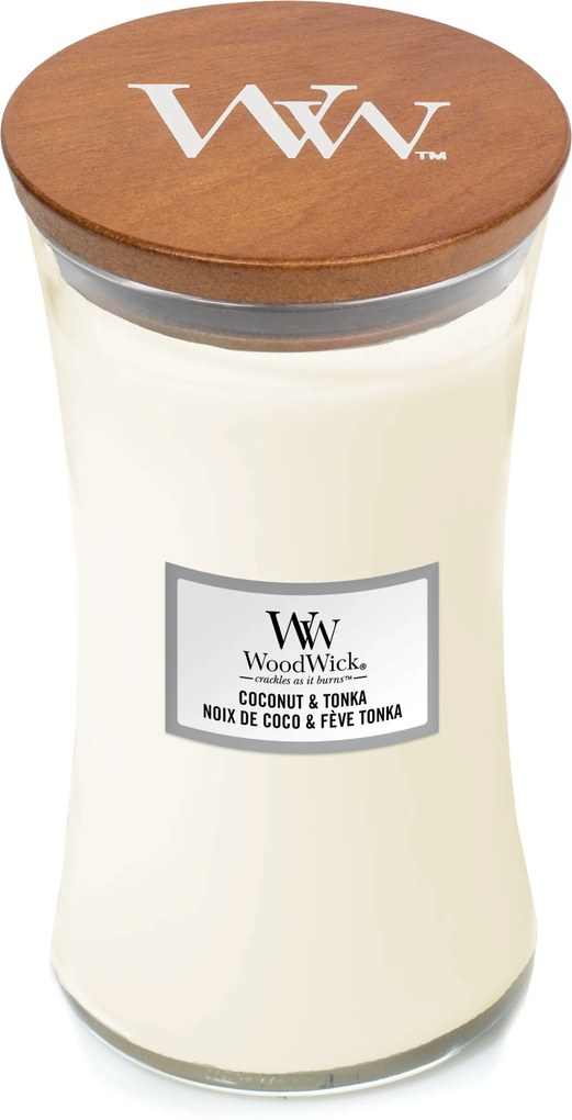 WoodWick - Coconut & Tonka, váza velká 609.5 g