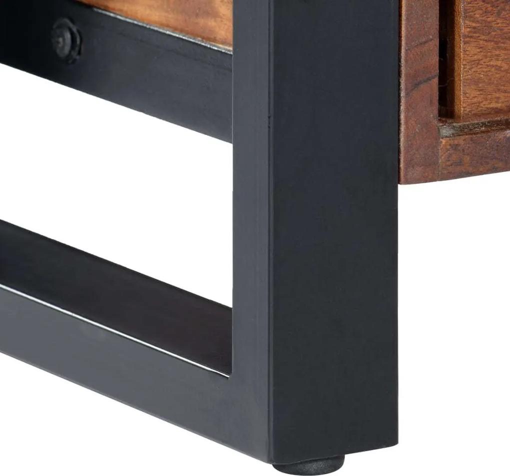 vidaXL TV stolek 140 x 30 x 45 cm masivní akáciové dřevo [247736]