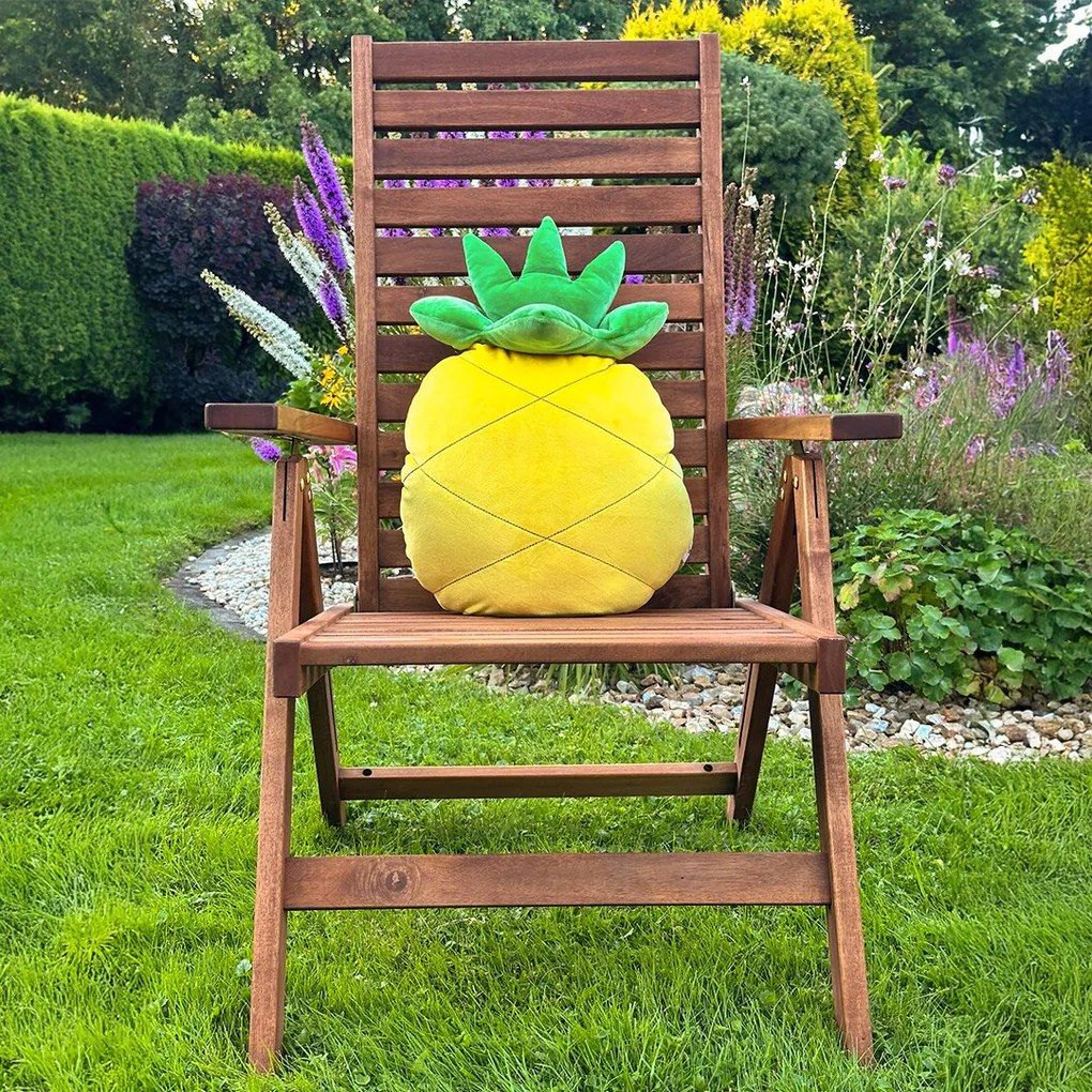 Polštářek Squish Ananas Čenda, 55 x 33 x 20 cm