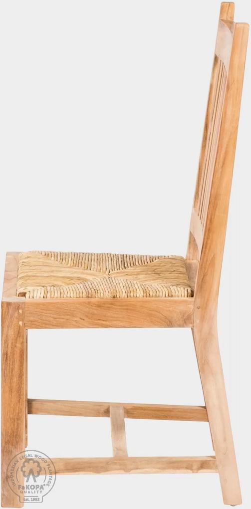 NANDA - židle s výpletem z teaku