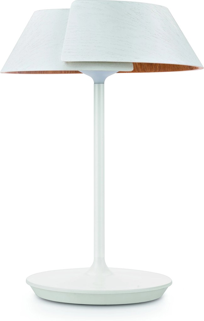 Philips 49023/31/P1 Nonagon LED stolní lampa bílá 7W=660lm Lampy a lampičky na noční stolek