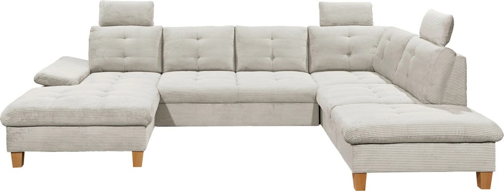XXXLutz SEDACÍ SOUPRAVA, textil, béžová MID.YOU - Sedací soupravy - 002220054204