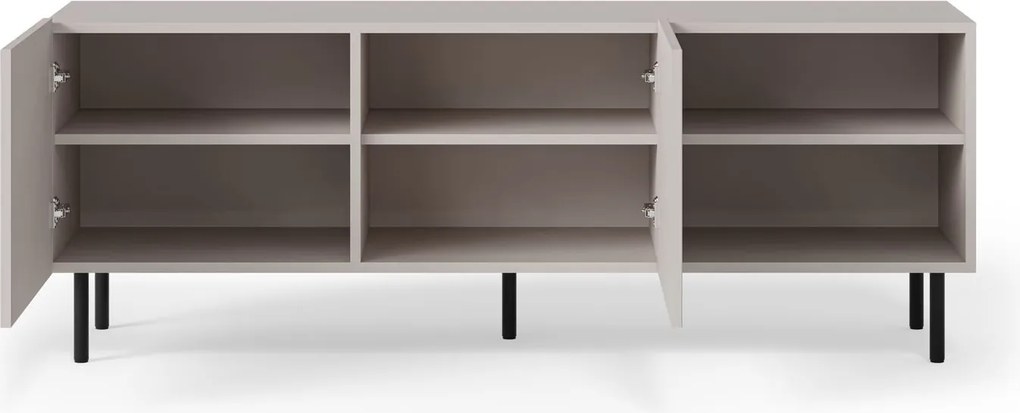 TV stolek Paxos 150 cm kašmír/černý