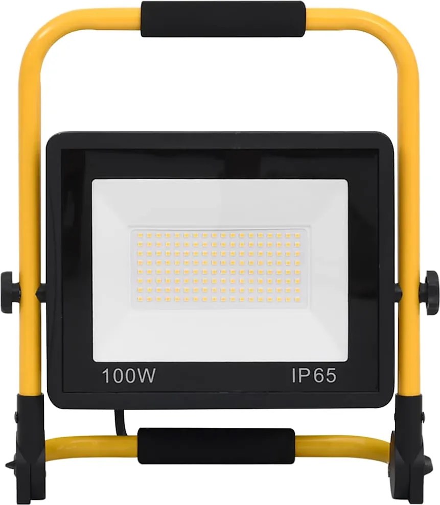 LED reflektor s rukojetí 100 W studené bílé světlo 149642