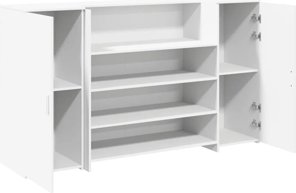 Recepční stůl bílý 180 x 50 x 103,5 cm, z umělého dřeva 3324169