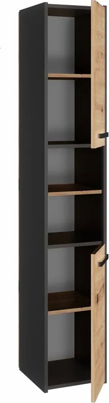 TPS Koupelnová skříňka 30 - Antracit / Dub artisan