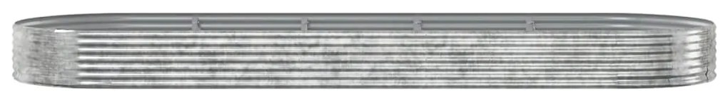 vidaXL Vyvýšený záhon pozinkovaná ocel 450x140x36 cm [319038] Barva: antracitová