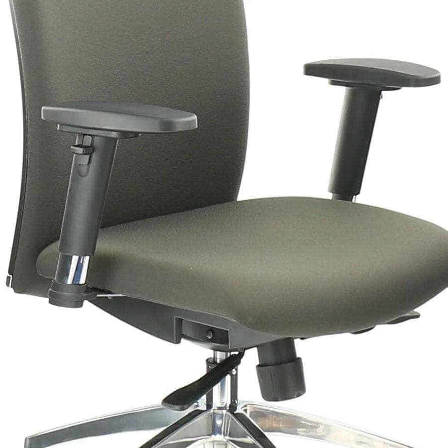 MULTISED kancelářská židle Komfort BZJ 1012 nosnost 150 kg, Mechanika: Synchronní, Hlavová opěrka: Ano, Područky: 2D PU, Kříž: Leštěný hliník, Materiál: Látka Xtream odolnost 100 000 cyklů